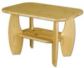 Drewmax ST114 - Konferenční stolek z masivní borovice 92x68x60cm - Olše