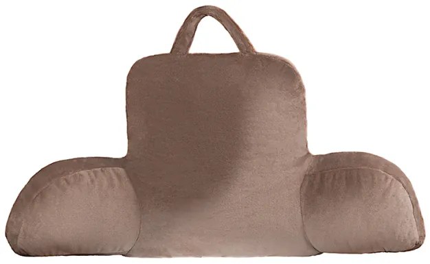 Bellatex Polštář opěrka na čtení 50x100 cm Kávová