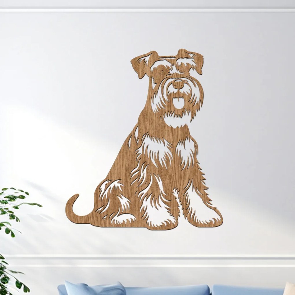 dřevo života Dřevěný obraz Knírače Zvolte rozměr (cm): 53x60, Zvolte barvu dekoru: Javor