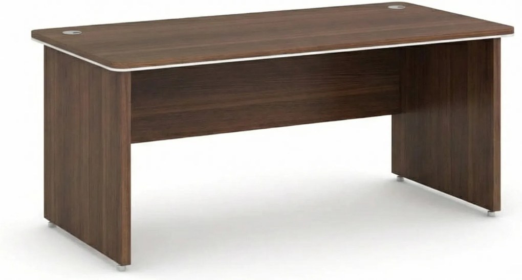 Kancelářský psací stůl ARRISTO LUX, 180x90 cm, ořech