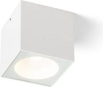 RED R13624 SENZA SQ stropní bílá čiré sklo 230V LED 6W IP65 3000K - RED - DESIGN RENDL