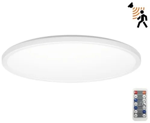 LED Koup. svítidlo se senzorem NIVERA LED/24W/230V IP54 pr. 30 cm bílá + DO