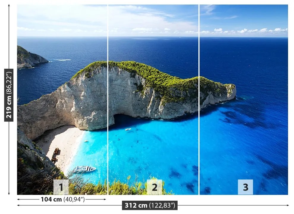 Fototapeta Pláž Navagio 104x70