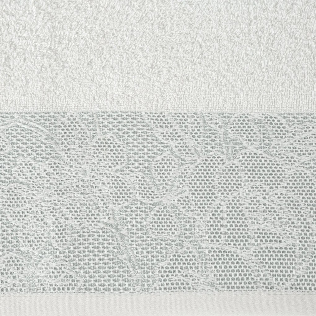 BAVLNĚNÝ RUČNÍK TULIA 70X140 CM BÍLÁ