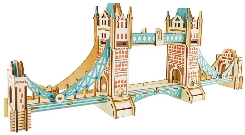 Woodcraft construction kit Woodcraft Dřevěné 3D puzzle Tower Bridge