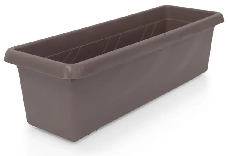 Plastkon Miska pod truhlík Garden 100 cm hnědá