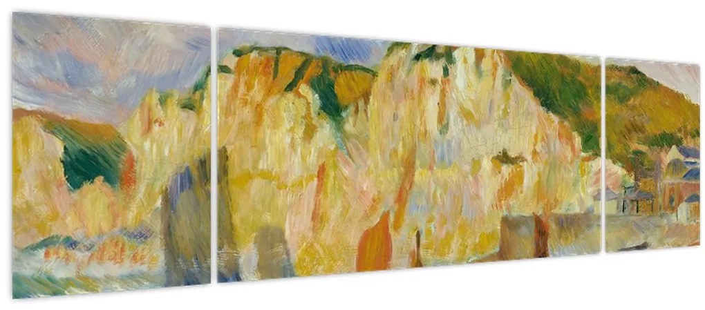 Obraz - Auguste Renoir, Sea and Cliffs, reprodukce (170x50 cm)