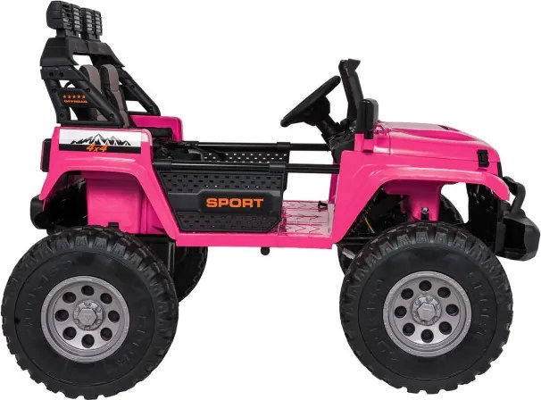 Elektrické autíčko Extreme Sport 4x4 růžové