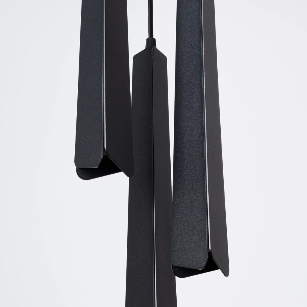 Sollux Lighting Závěsná lampa PRYSM 3P černá