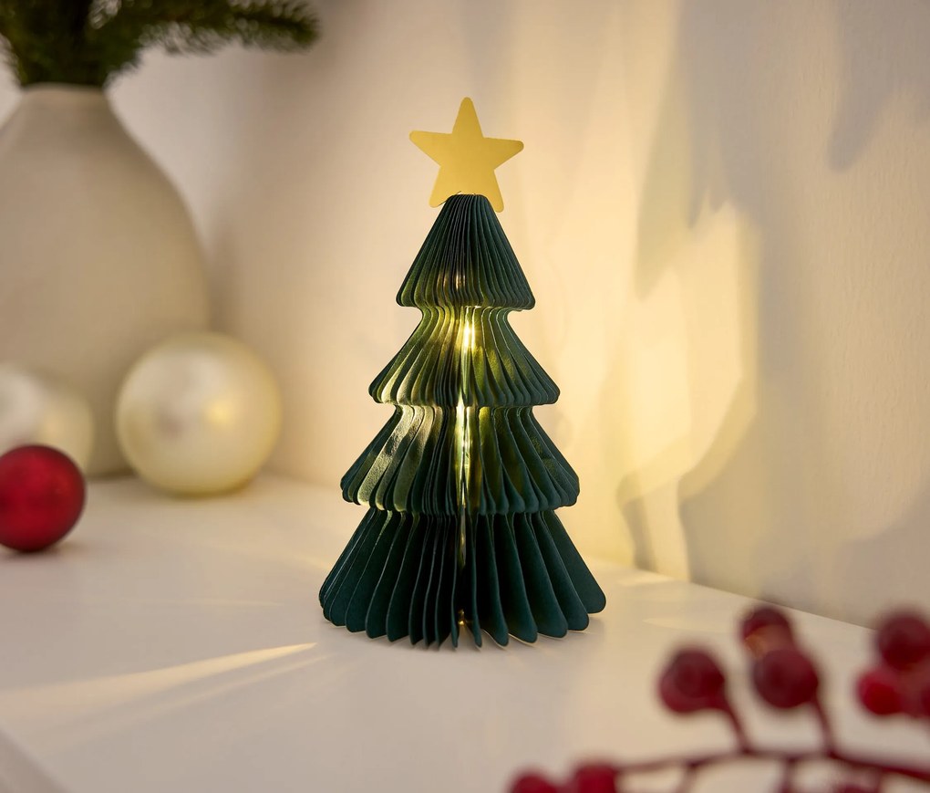 Tchibo - Papírový stromek s Led, malý