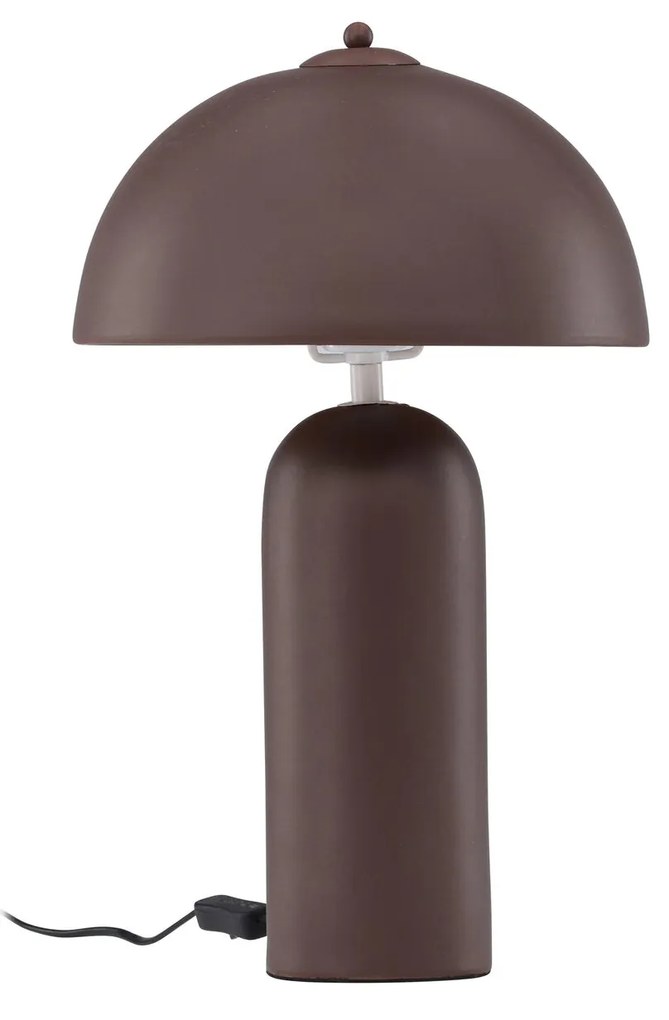 Stolní lampa Corello, hnědá