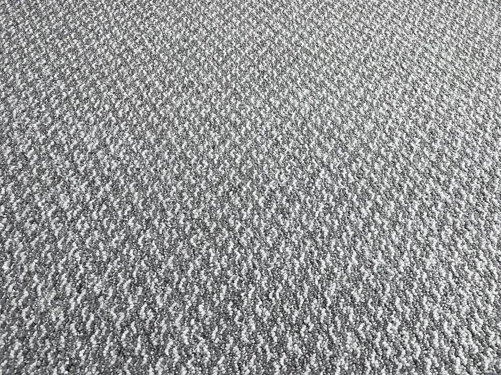 Vopi koberce Kusový koberec Toledo šedé kruh - 400x400 (průměr) kruh cm