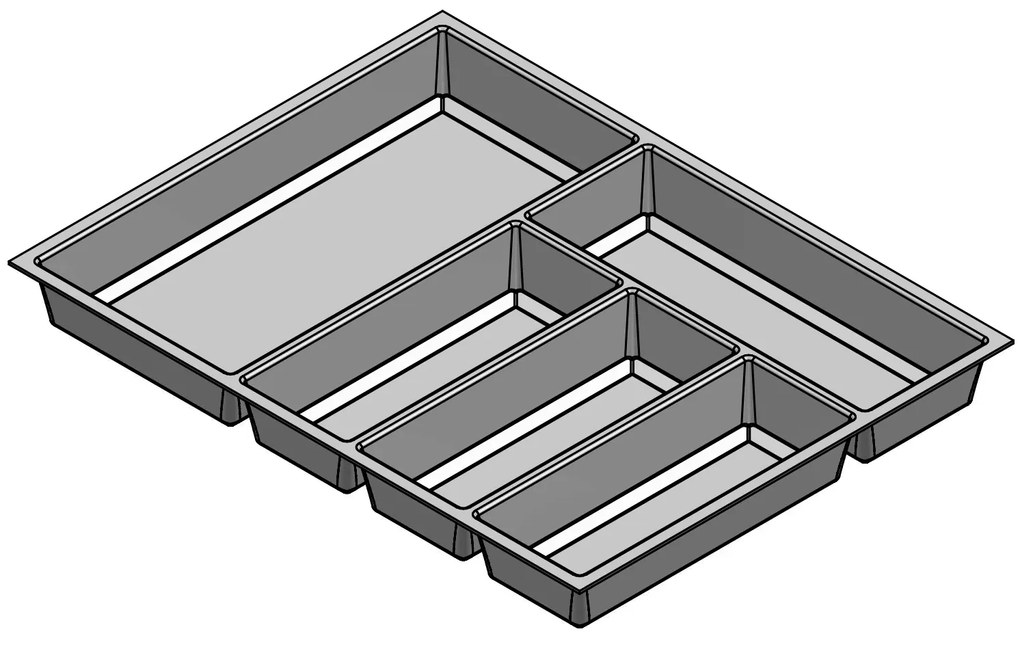 Agoform Classico Kristall softTouch 60 522 x 424 mm černý