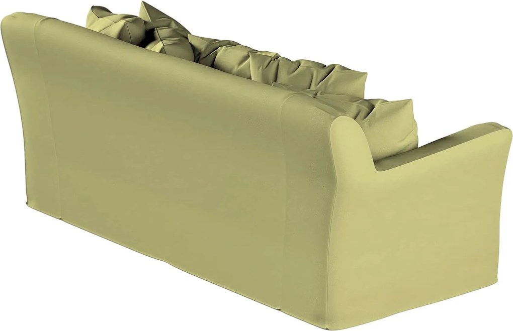 Potah na pohovku IKEA Tomelilla 3-místná nerozkládací barva zelená látka lesklé, sametová