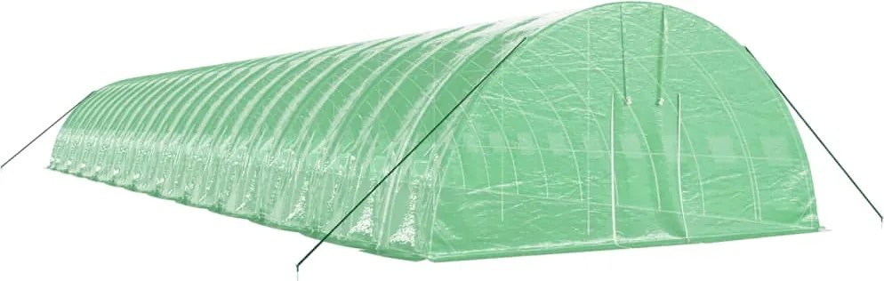 Skleník s ocelovým rámem zelený 144 m² 24 x 6 x 2,85 m 3188115