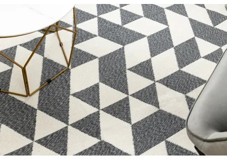 koberec TWIN 22992 geometrická, bavlna, oboustranný, Ekologické tř velikost 140x190 cm | krásné koberce cz