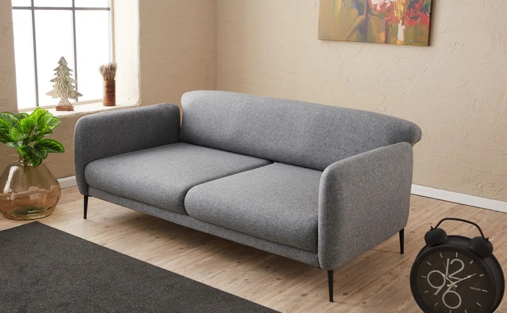 Hanah Home Třímístná pohovka VENUS šedá 210 cm 825BLC2755