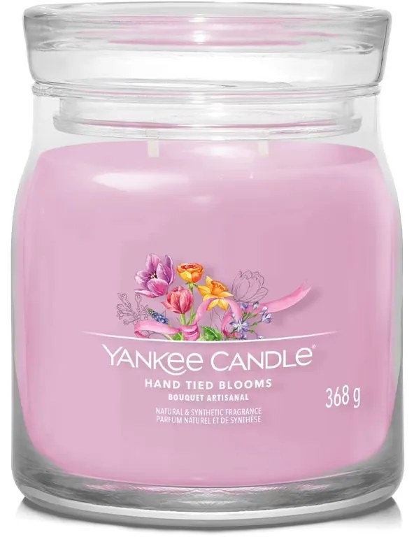 Yankee Candle – Signature svíčka Hand Tied Blooms (Ručně vázané květiny) Velikost: střední 368 g