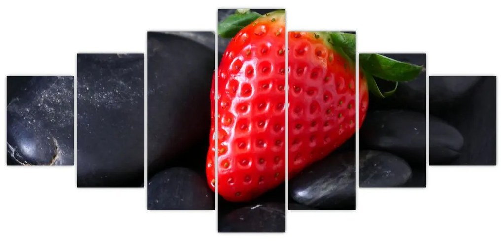 Obraz jahody (210x100 cm)