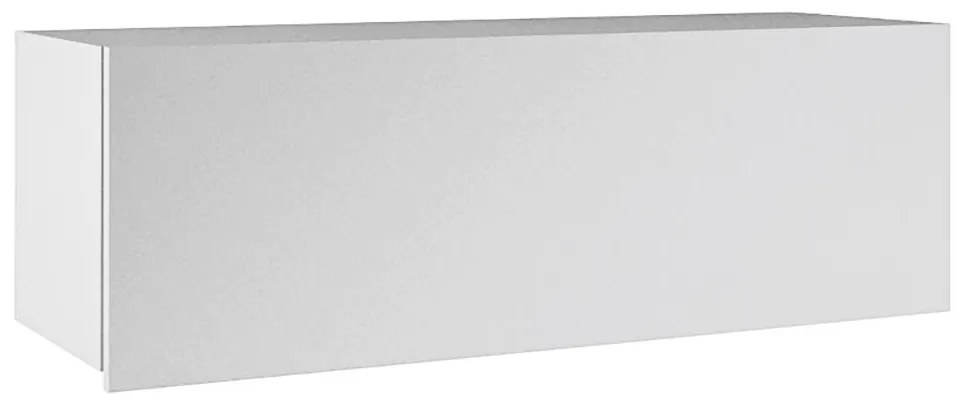 Obývací stěna CALABRINI b | 200 cm | 8 dílů I1 | bílá lesk/černá lesk