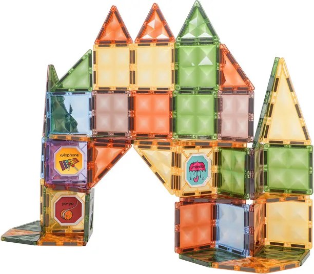 Magnetická stavebnice BLOCK MAGNETIC 3D, 85 dílků