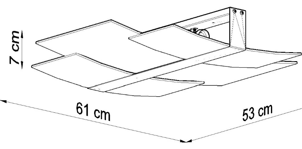 Stropní svítidlo Celia, 1x mléčné skleněné stínítko, ch