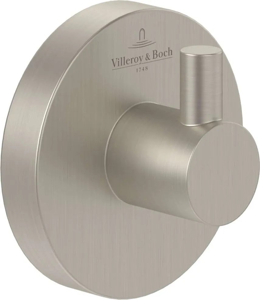 Villeroy & Boch Elements Tender - Háček, matný kartáčovaný nikl TVA15101100064