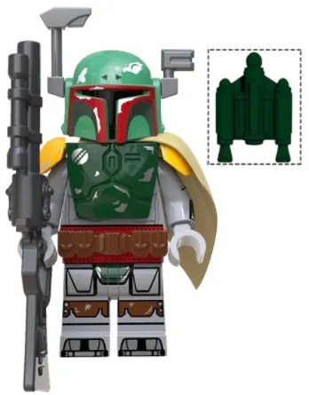 Postavičky Star wars ke stavebnici Lego Varianta: 2 Boba Fett