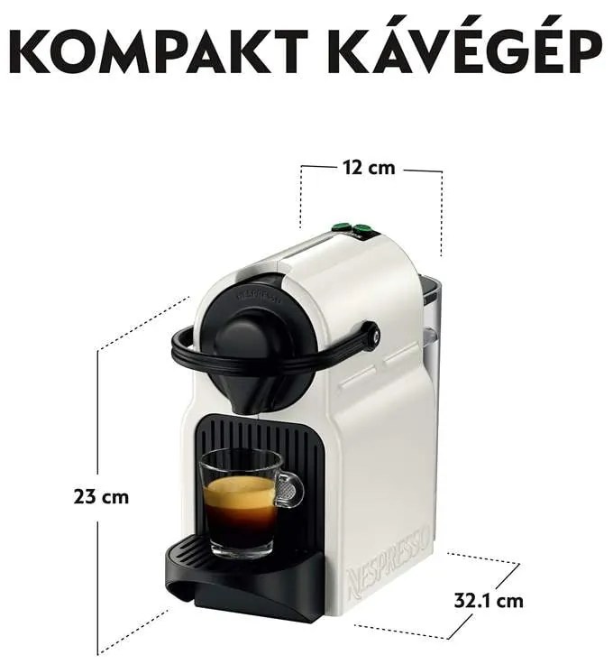 Kapslový Kávovar Krups Nespresso Inissia XN100110 bílý