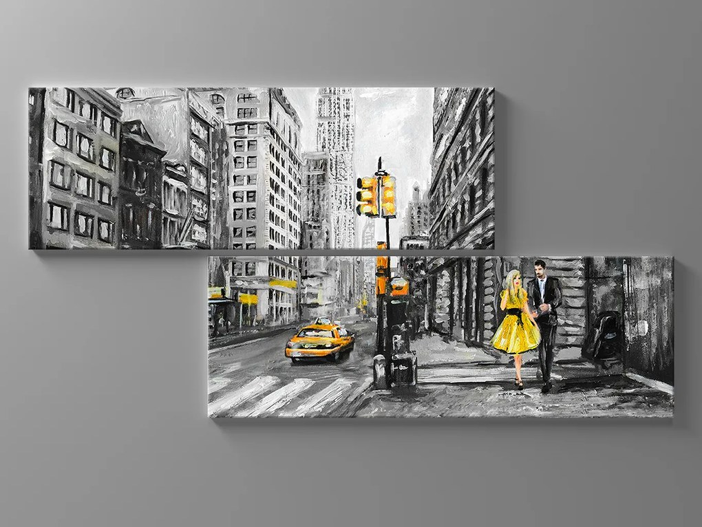 Obraz new york žluté taxi Rozměr: 120 x 60 cm