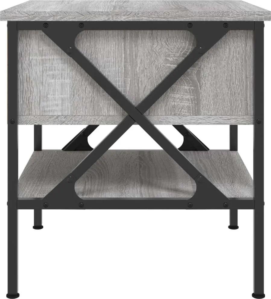 vidaXL Noční stolek 40 x 42 x 45 cm kompozitní dřevo [825959] Barva: kouřový dub