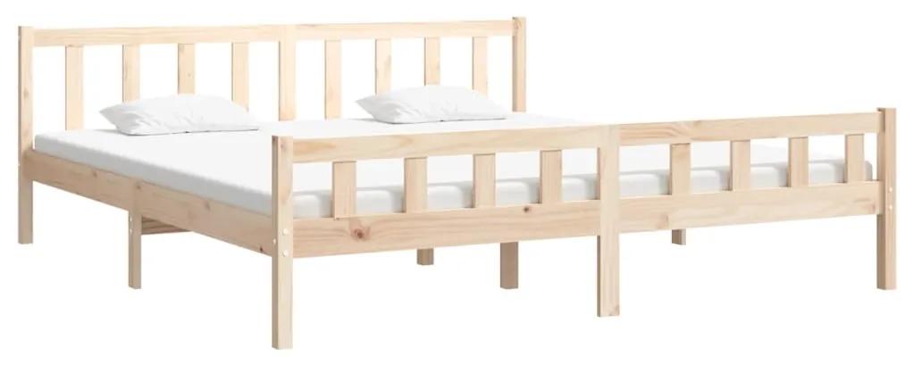 Rám postele masivní dřevo 160 x 200 cm - Default Title