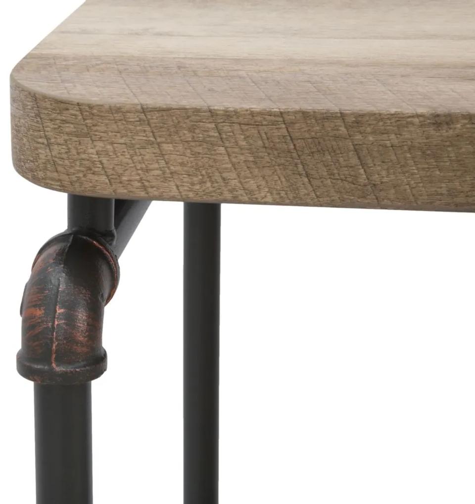 Konzolový stolek Mauro Ferretti Maniva, MDF/kov