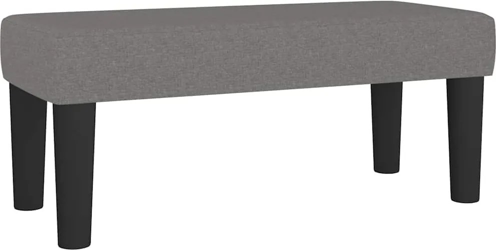 Box spring postel s matrací tmavě šedá 120x190 cm textil 3270377