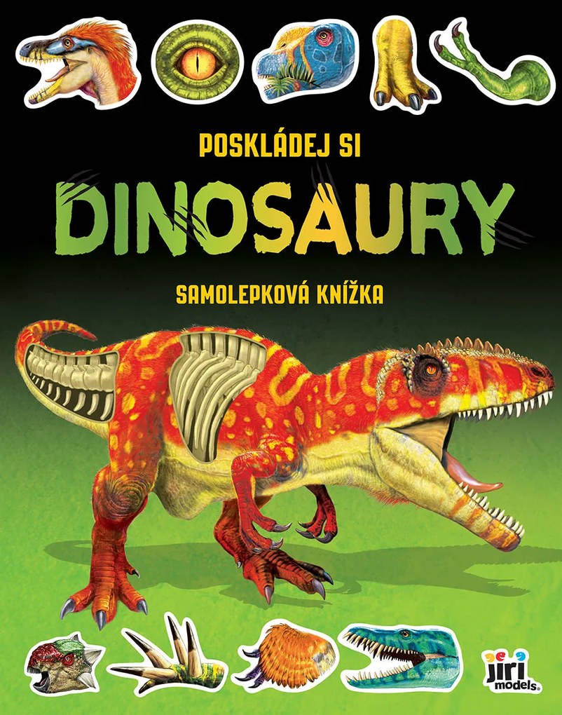 _Ostatní 1_ JIRI MODELS Poskládej si dinosauři samolepková knížka 1