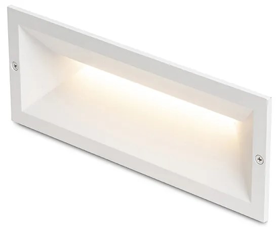 RENDL R13620 RAGG LED venkovní světlo, zápustná do stěny IP65 bílá