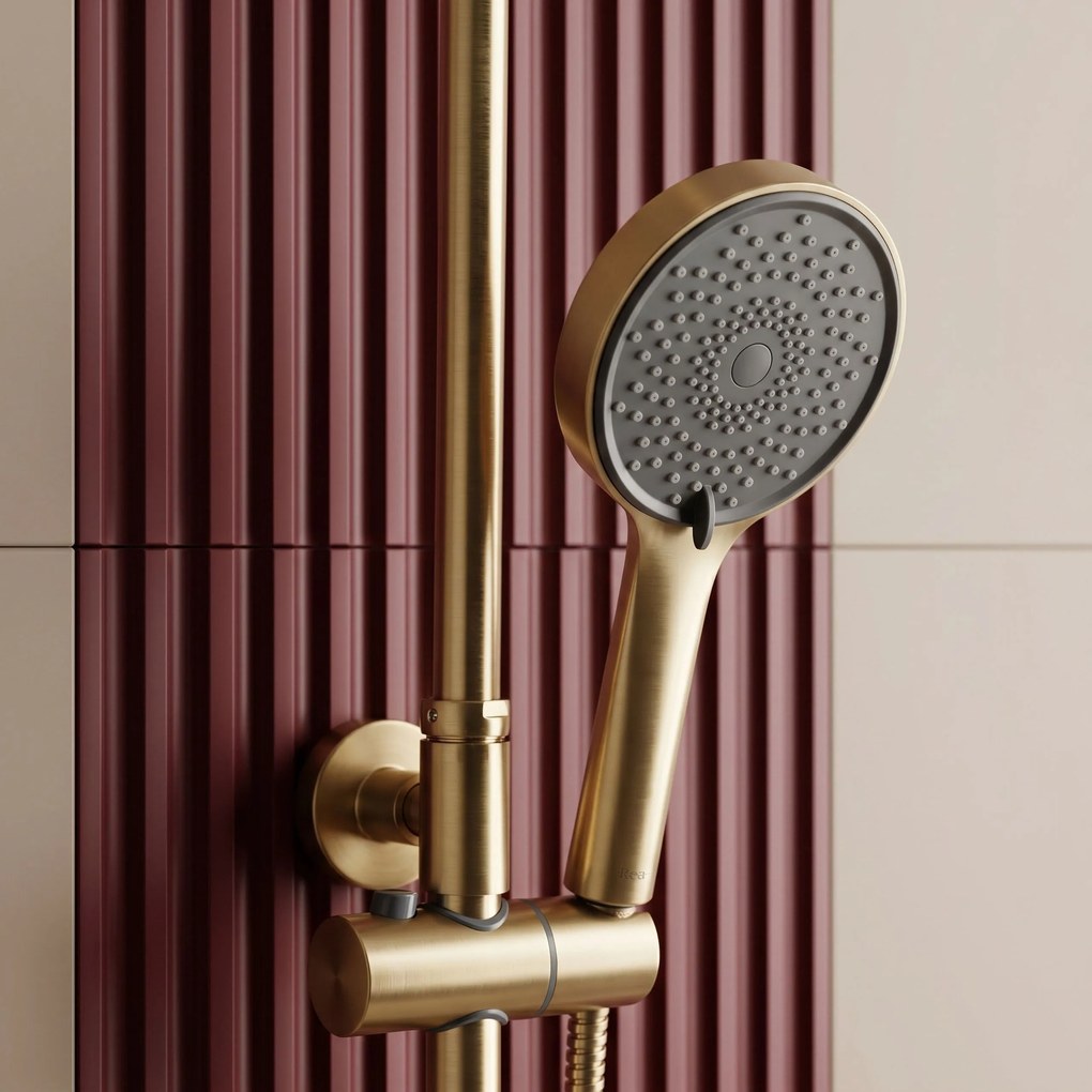 Rea, Sprchový set Rea Avanti Brush Gold, REA-P8920