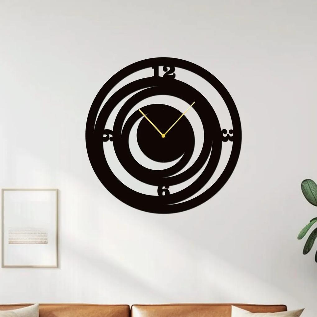 dřevo života Dřevěné hodiny TWIST Barevný vzor: Bílá, Velikost hodin: 35x35