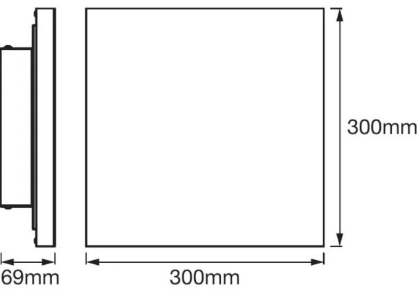 Ledvance - LED Stmívatelné stropní svítidlo SMART+ FRAMELESS LED/20W/230V Wi-Fi