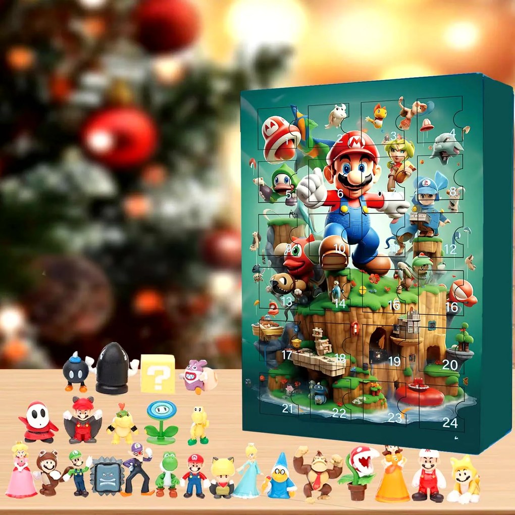 Super Mario - adventní kalendář Varianta: zelený