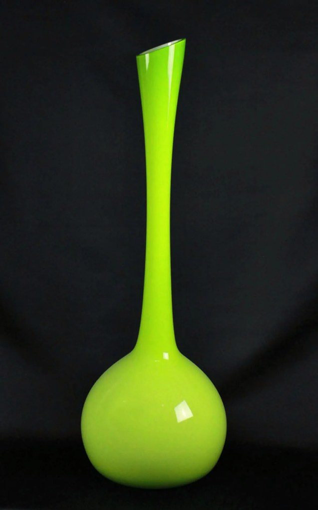 Levné-garnýže.cz - Váza designová Koule střední citronová 80cm