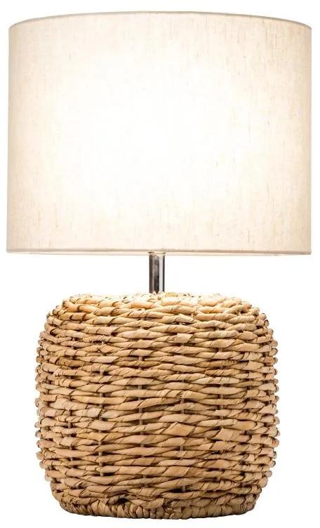 Designová stolní lampa Madyson, 47 cm, pletená