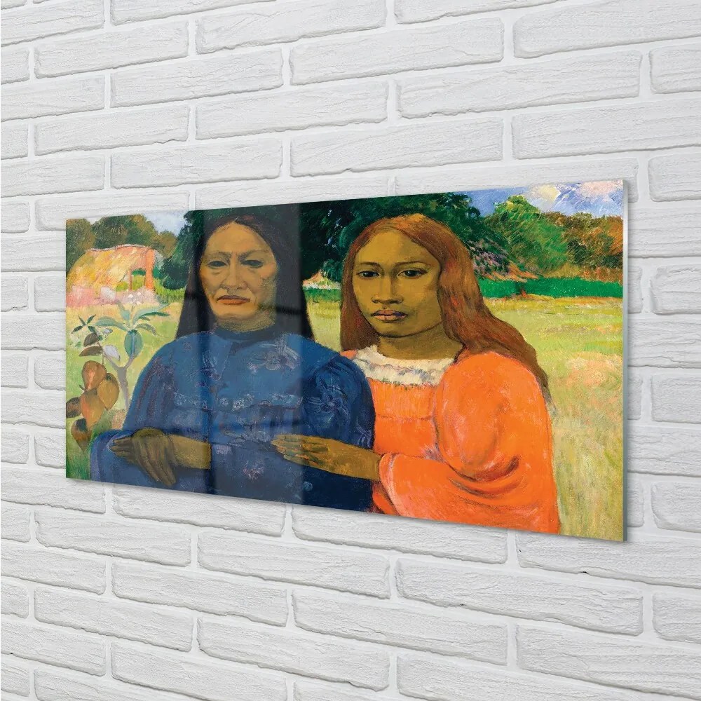 Obraz na skle Umění portrét ženského 100x50 cm