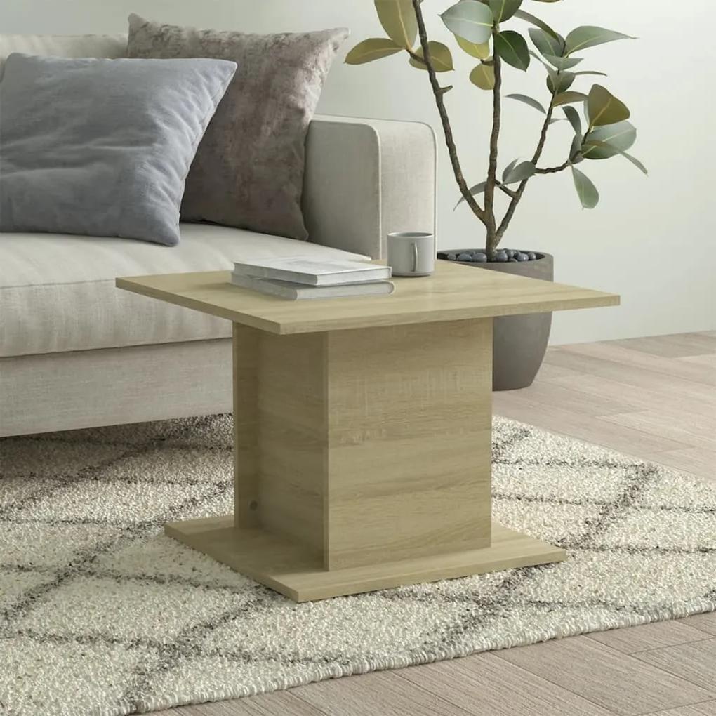 vidaXL Konferenční stolek 55,5 x 55,5 x 40 cm kompozitní dřevo [813095] Barva: dub sonoma