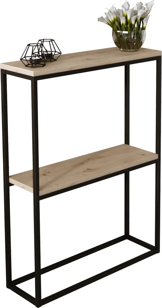 ADRK Konzolový stolek MASON B-A 60, dub artisan/černá