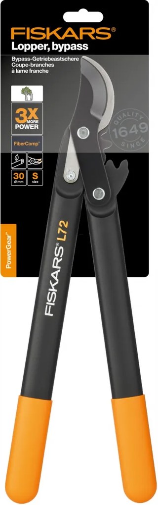 Nůžky na silné větve PowerGear™ převodové nůžk. hlava (S) L72 - 1001555 Fiskars - Fiskars