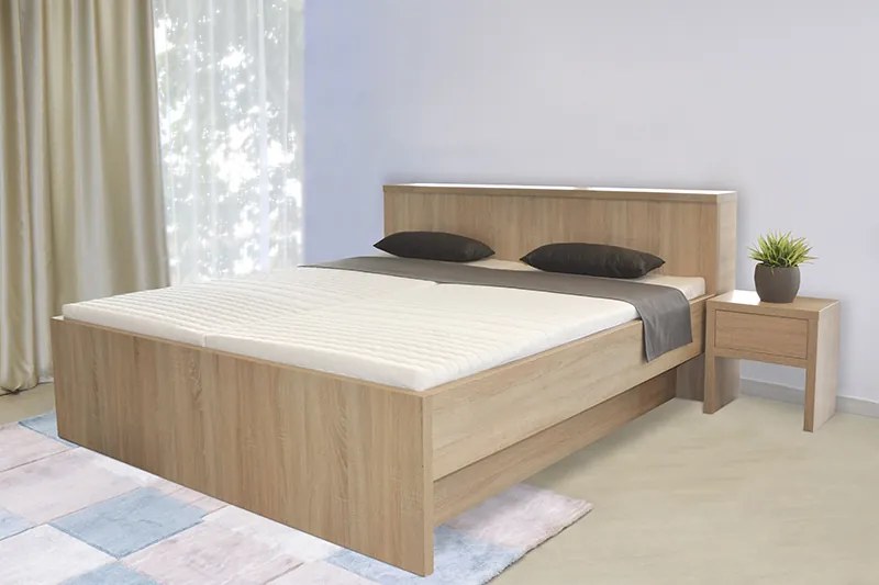 Ahorn Dřevěná postel Tropea box 190x80 Akát