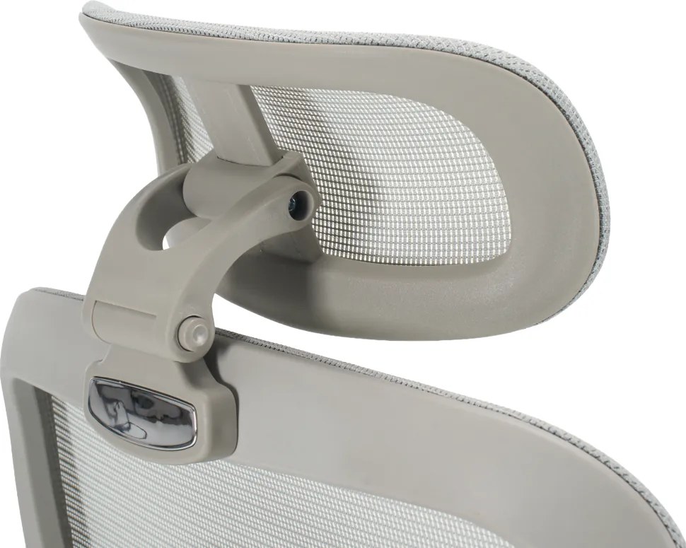 Ergonomická kancelářská židle NEONIT - šedá síťovina / nosnost 150 kg
