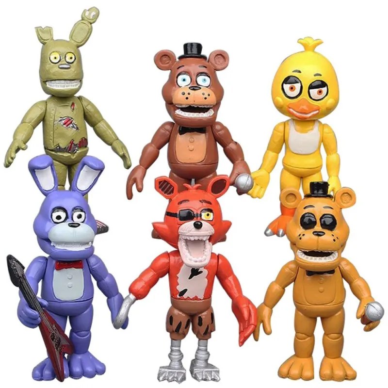 Figurky Five Nights at Freddy’s Nightmare 6 ks