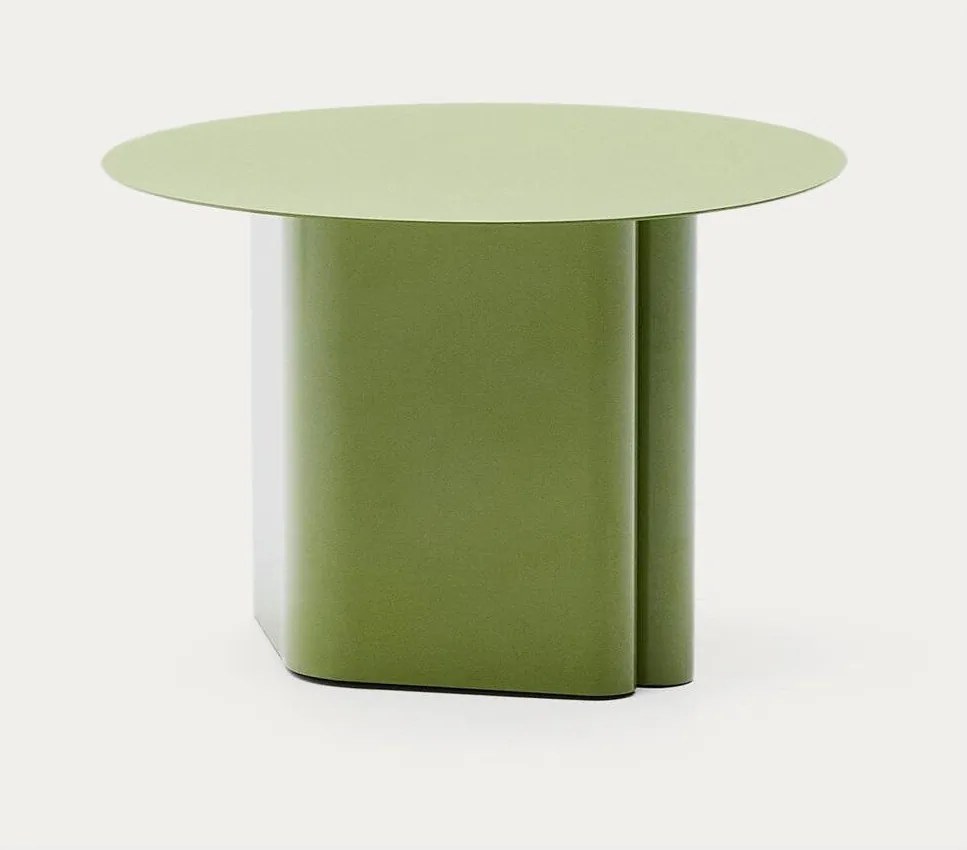 Kovový kulatý odkládací stolek ø 55 cm Arvin – Kave Home